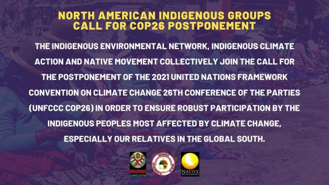 Indigenous Environmental Network, Indigenous Climate Action and Native ...