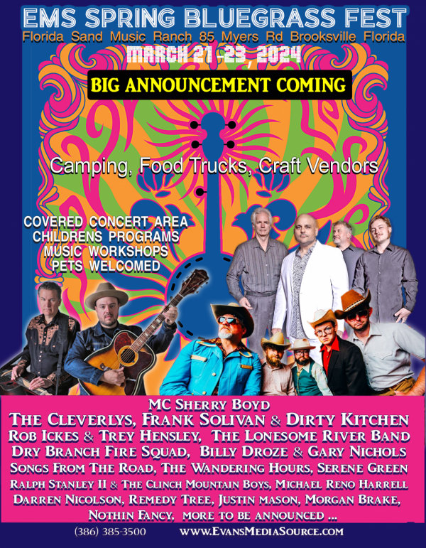 EMS Bluegrass festival update :: Evans Media Source | MyNewsletterBuilder