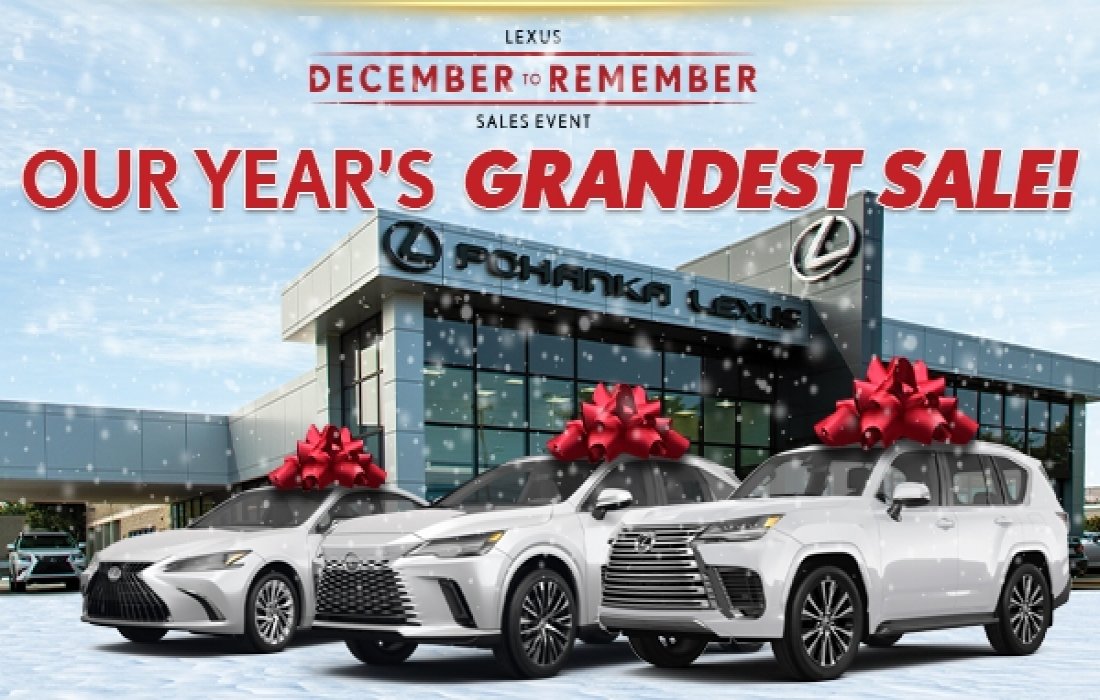 , Your Lexus Customer News and December Offers Are Here :: Pohanka ...